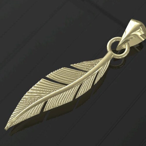 Gold Feather Jewelry - Etsy