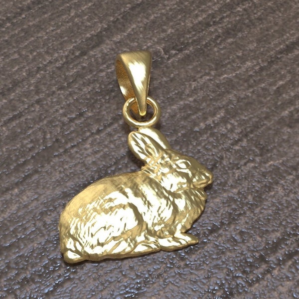 Gold Rabbit - Etsy