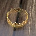 Solid Gold Crown Ring. Wide 10k 14k Gold Band Crown. - Etsy