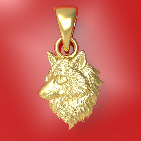 Wolf Head Charms - Etsy