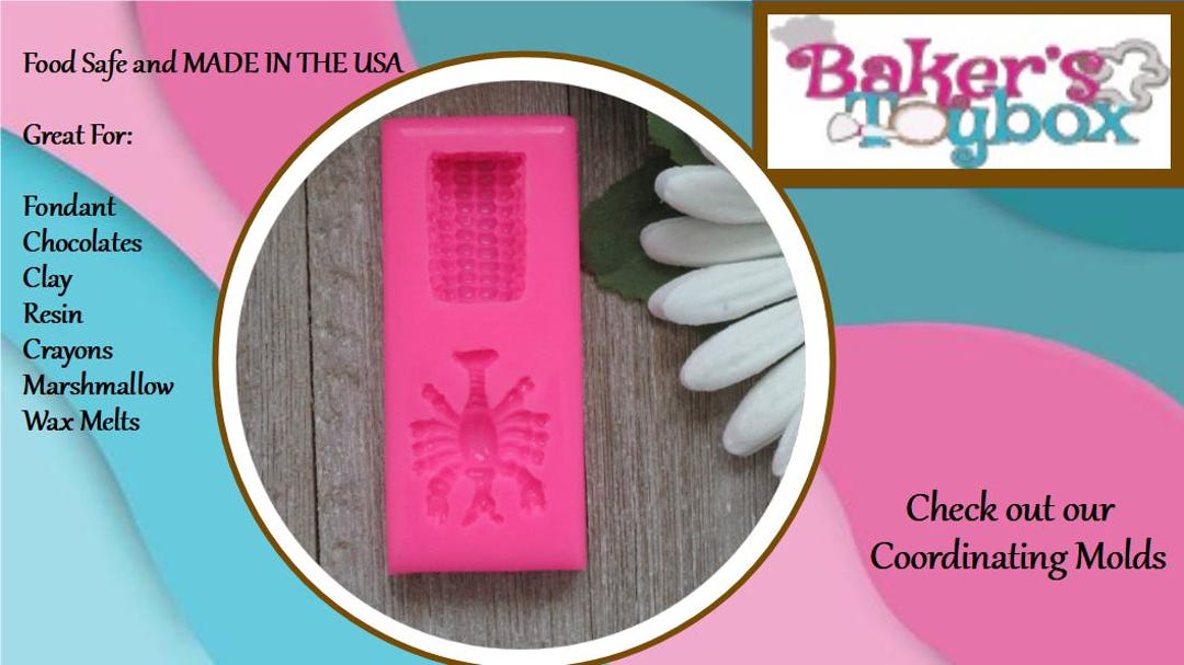 Crawfish and Corn Mold - Food Safe Mold – Silicone Mold – Flexible Mold ...