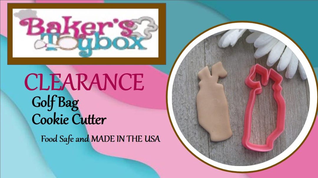 Golf Bag Cookie Cutter - Father's Day Cookie Cutter - 3D Printed Cookie ...