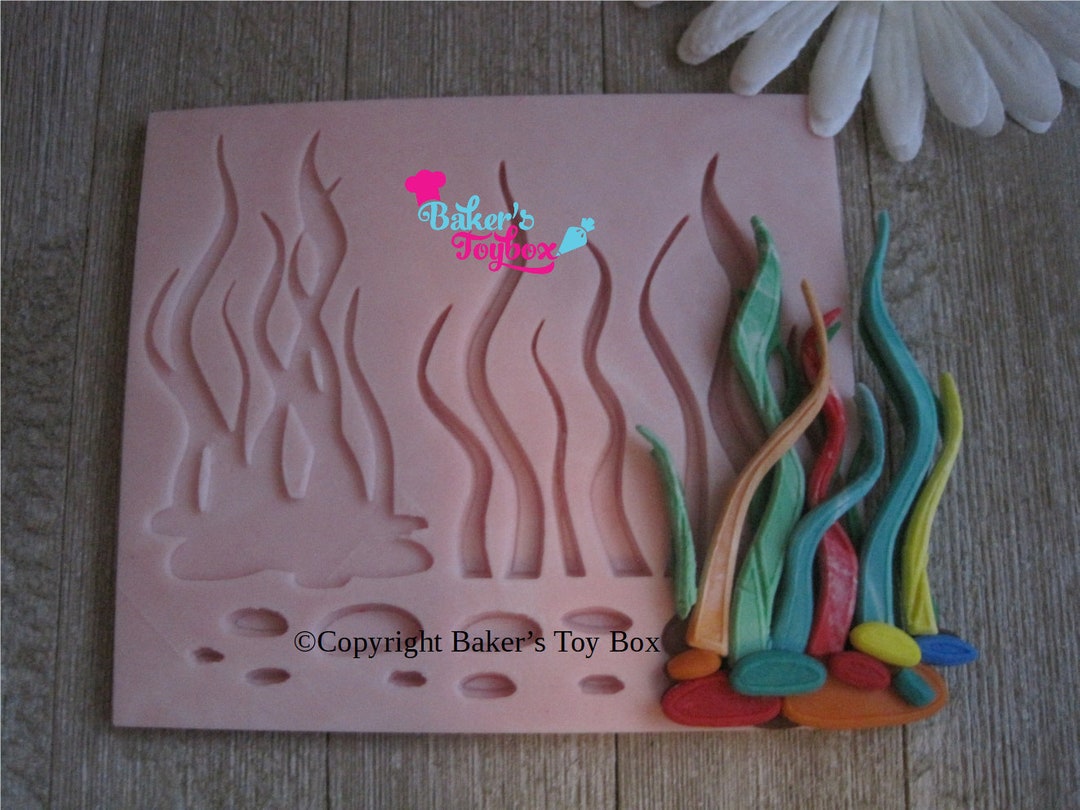Seaweed Silicone Layering Mold Under the Sea Mold Silicone Mold ...