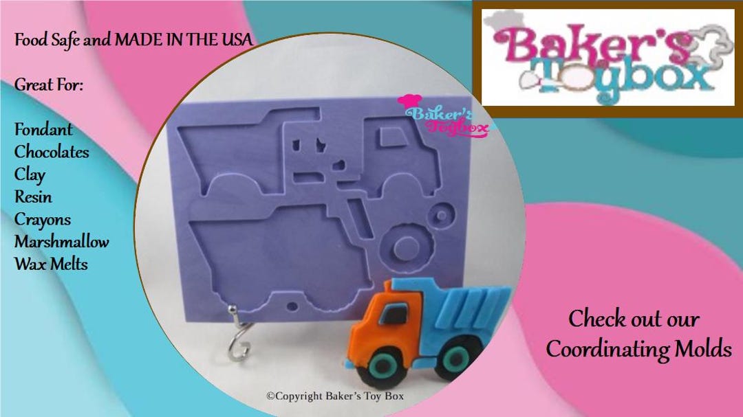 Dump Truck Layering Mold - Truck Layering Mold - Layering Mold - Food ...