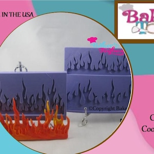Flame Layering Mold - Fire Layering Mold - Layering Mold - Food Safe ...