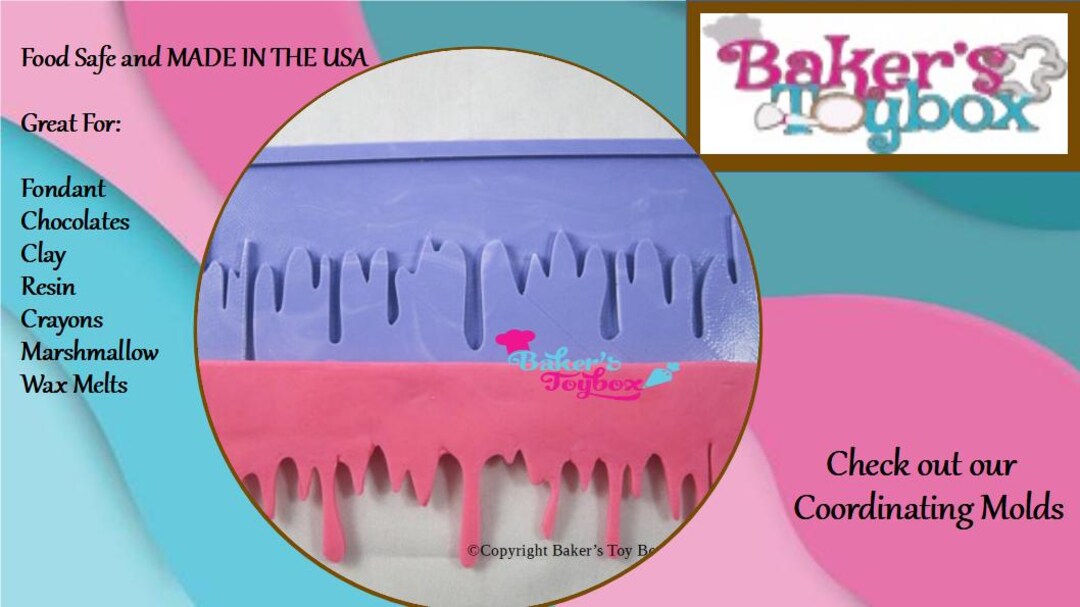 Single Layer Drip Mold - Drip Layering Mold - Layering Mold - Food Safe ...