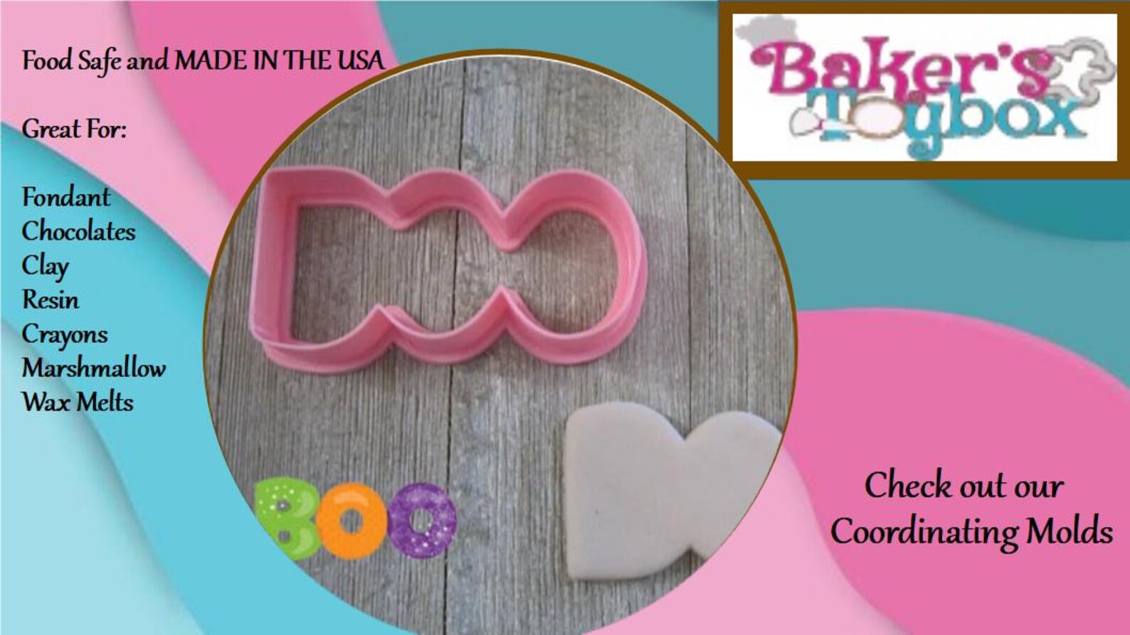 Boo Cookie Cutter - Halloween Cookie Cutter - 3D Cookie Cutter ...