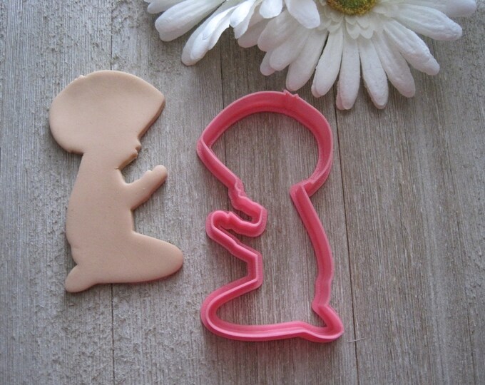 Praying Boy Cookie Cutter Praying Boy Fondant Cutter 3D Print Cookie ...
