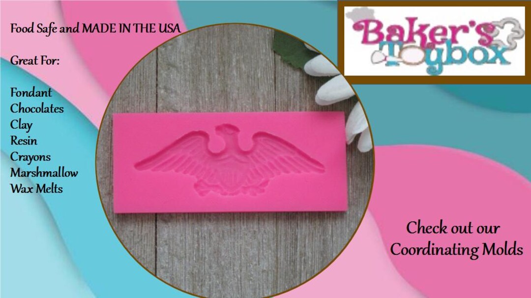 Eagle Silicone Mold, Food Safe Mold, Craft Mold, Silicone Mold, Resin ...