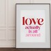 Love Actually is All Around, Movie Quote Sign, Printable Sign, Digital ...