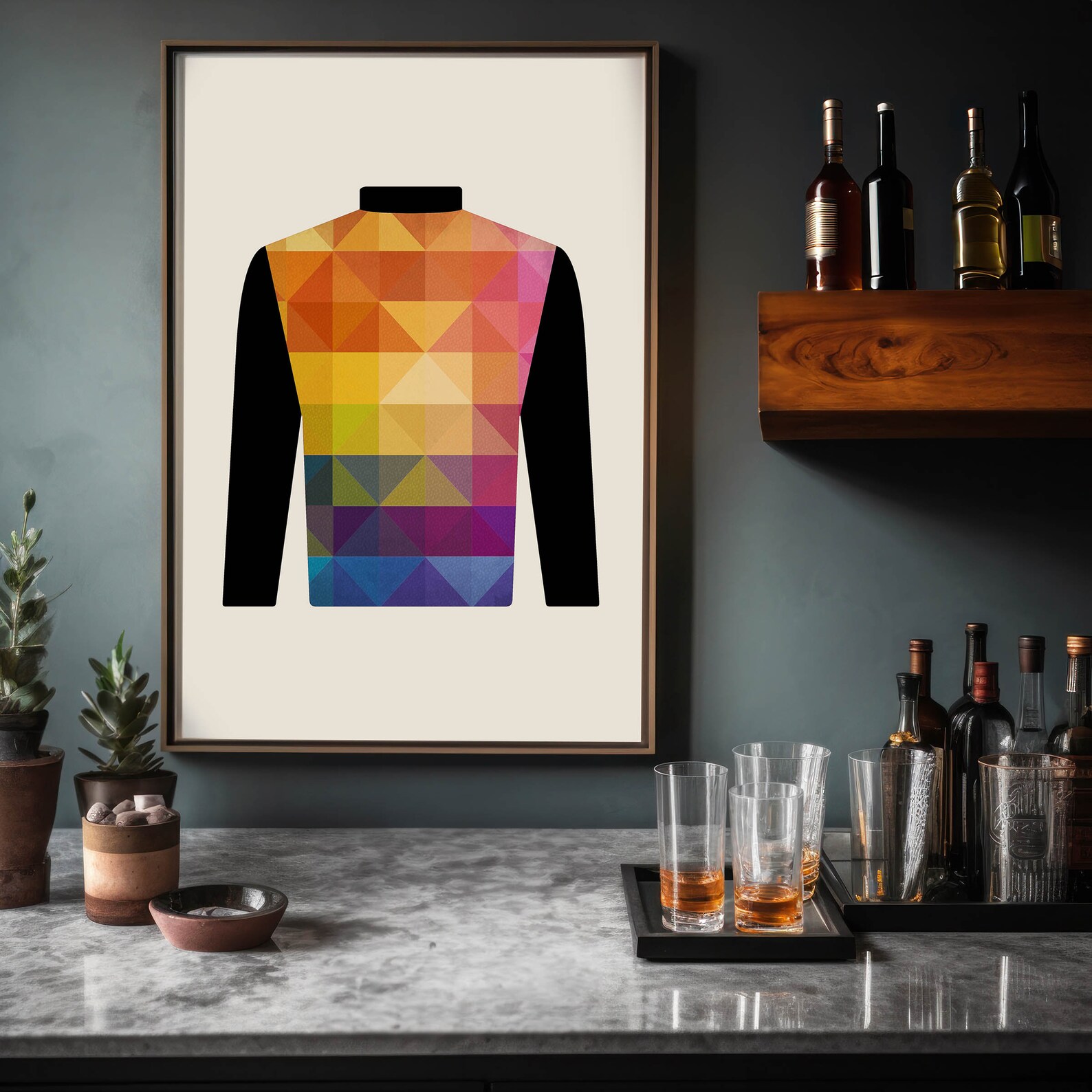 Jockey Silk Bold Bright Colorful Printable Art File, Digital Download ...