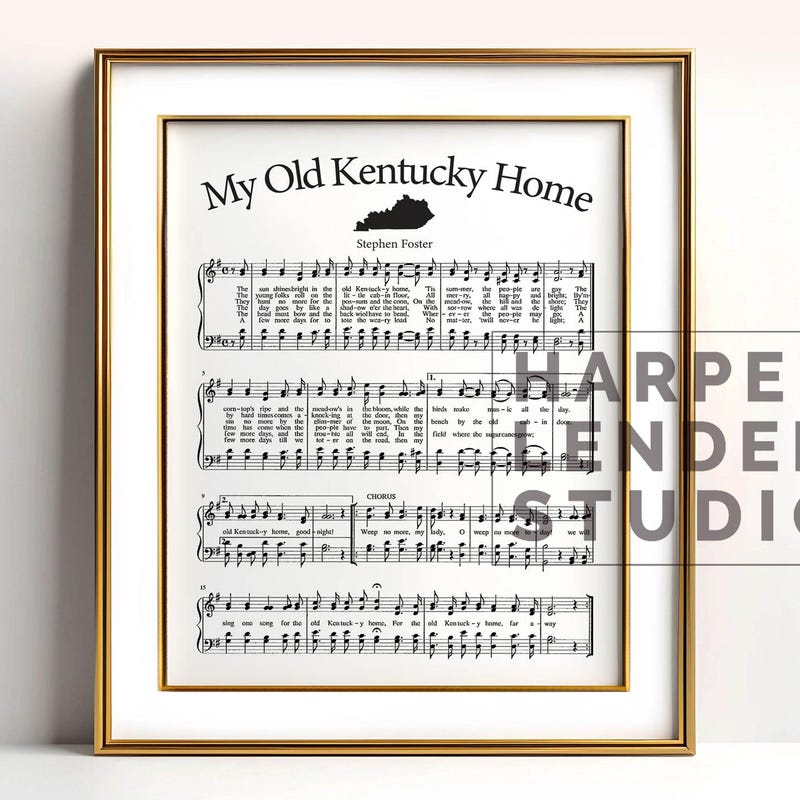 My Old Kentucky Wall Art - Etsy