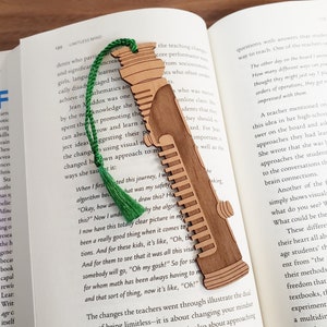 Star Wars Qui Gon Jinn Lightsaber Bookmark With Tassel - Laser Engraved ...