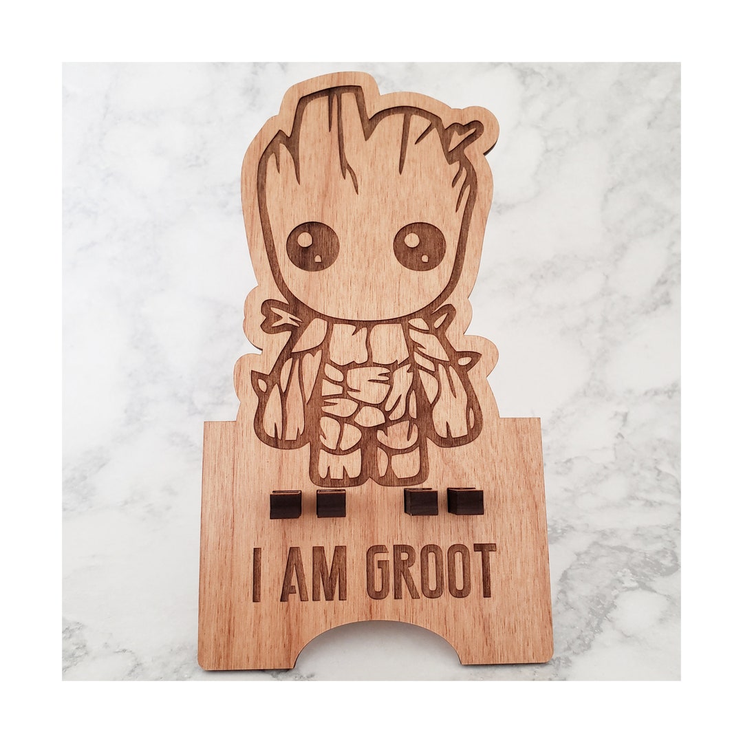 Groot Phone Stand - Smart Phone Docking Station - Works for All Phones ...