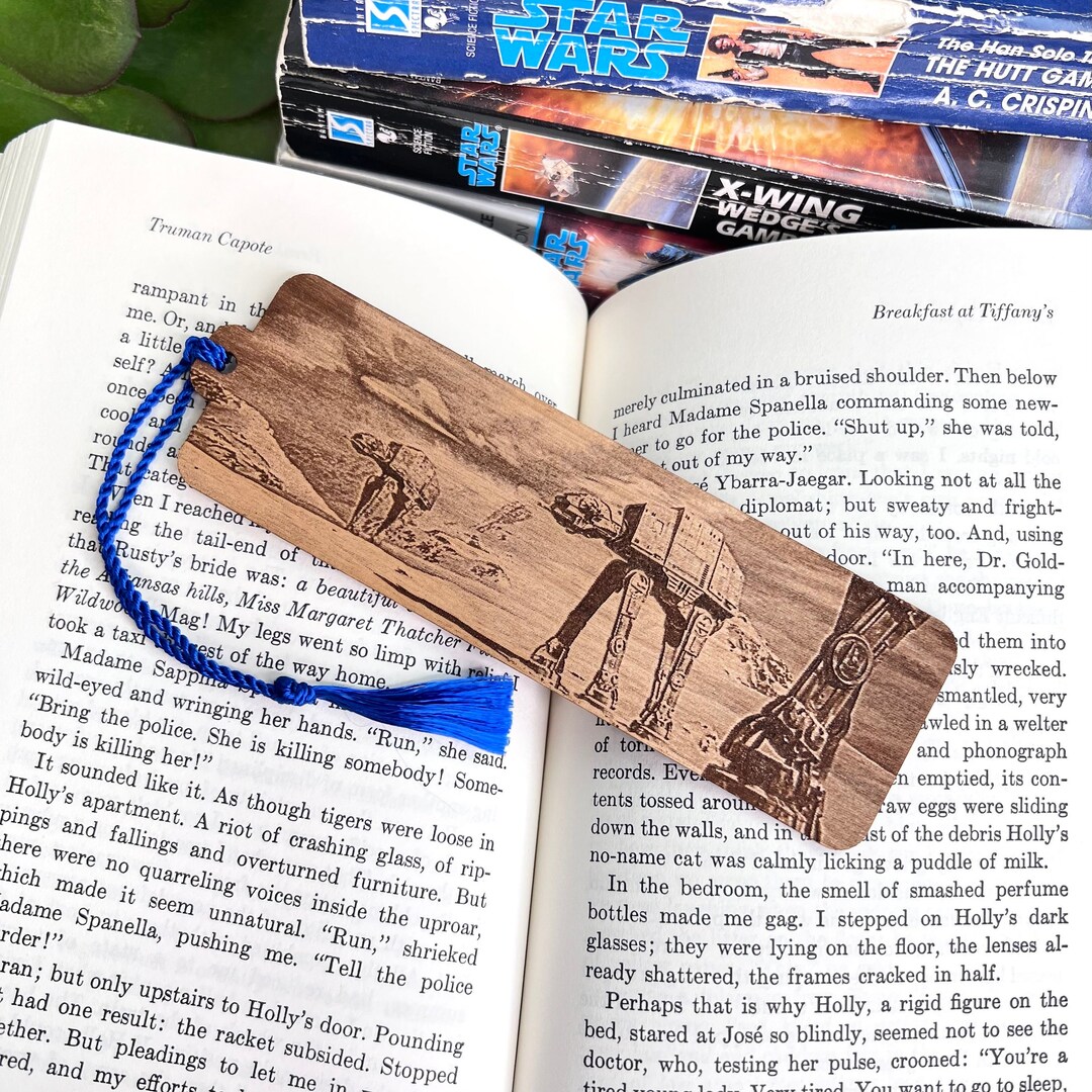 Star Wars Battle of Hoth Bookmark With Tassel - Laser Engraved Wood ...