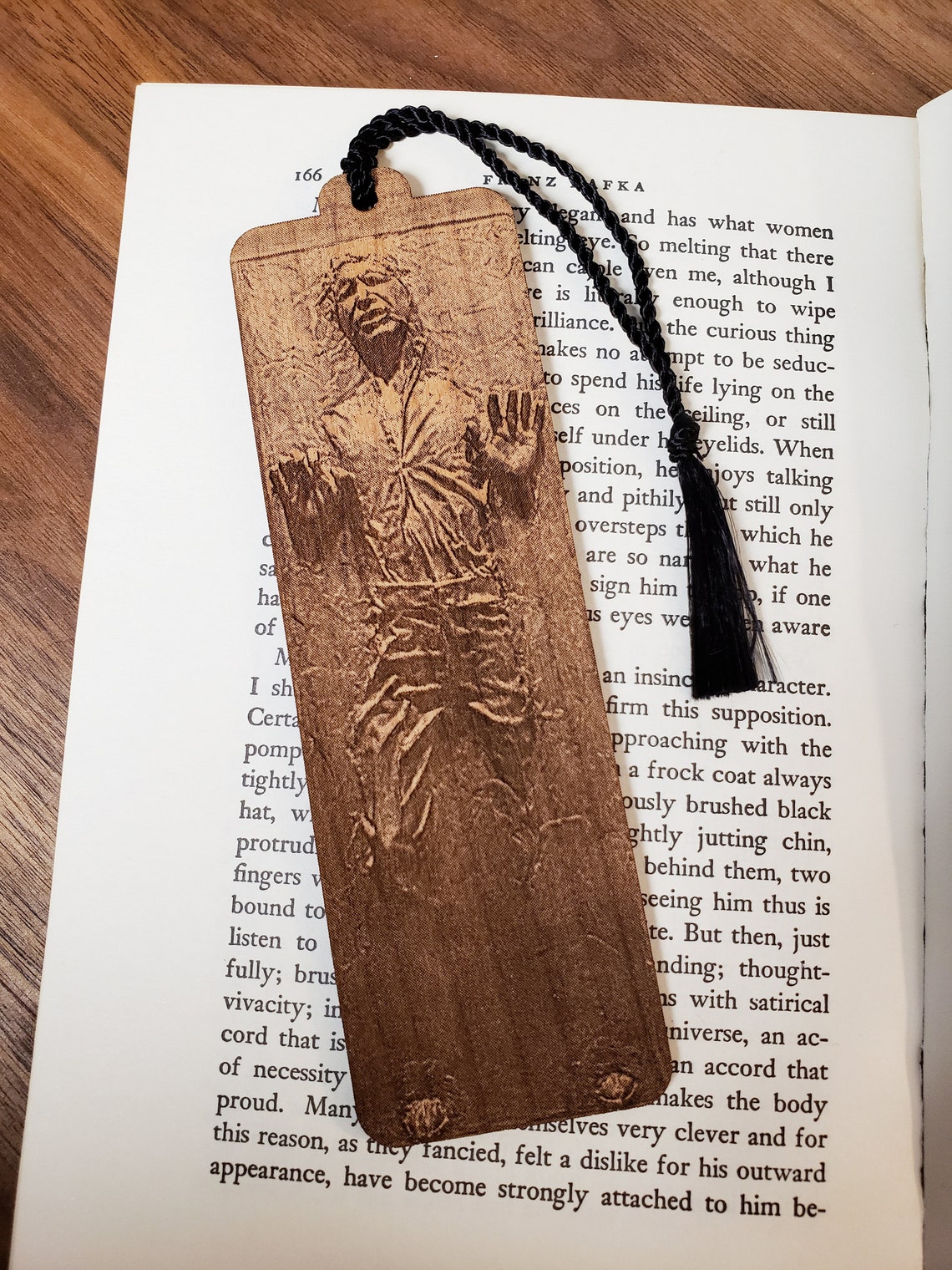 Star Wars Han Solo in Carbonite Bookmark With Tassel - Laser Engraved ...