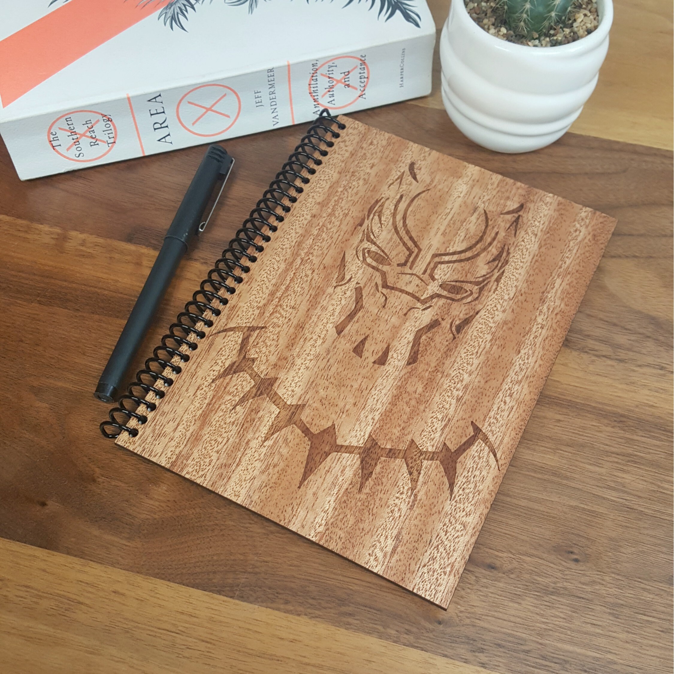 Marvel Black Panther Wood Notebook Laser Engraved Hardwood - Etsy