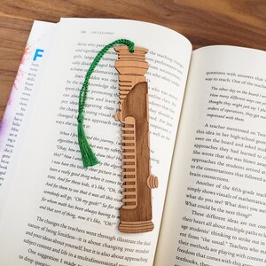 Star Wars Qui Gon Jinn Lightsaber Bookmark With Tassel - Laser Engraved ...