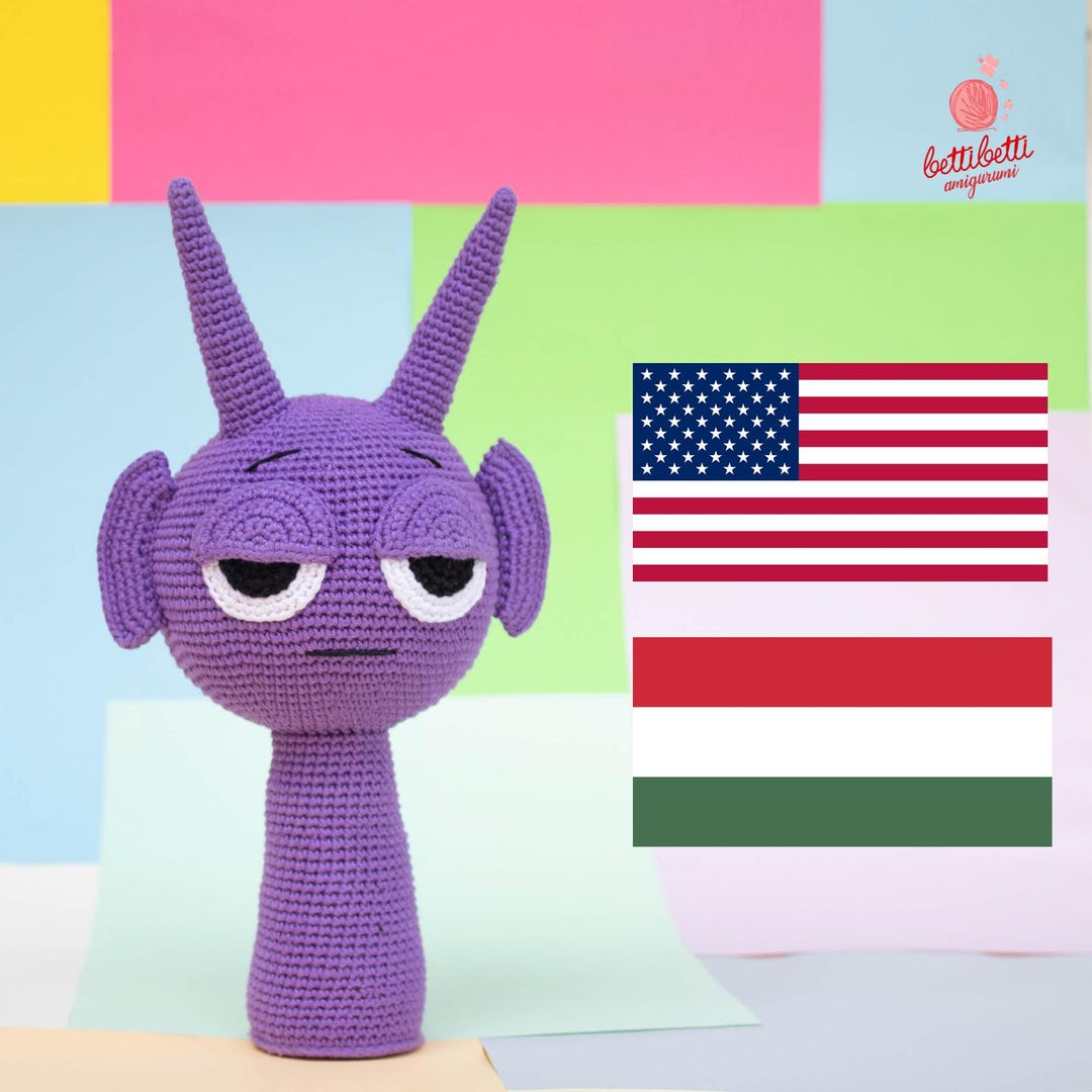 Sprunki Fanart, Amigurumi Minta, Mintaleírás, Horgolt Figura, Amigurumi ...