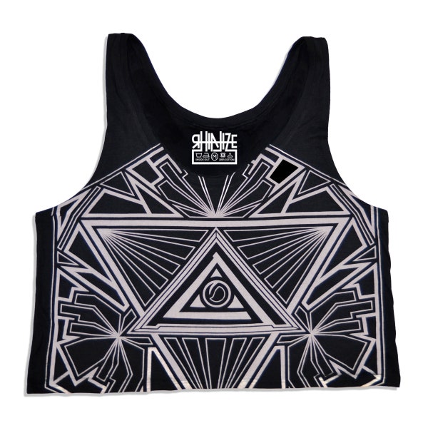 Geometric Crop Top - Etsy