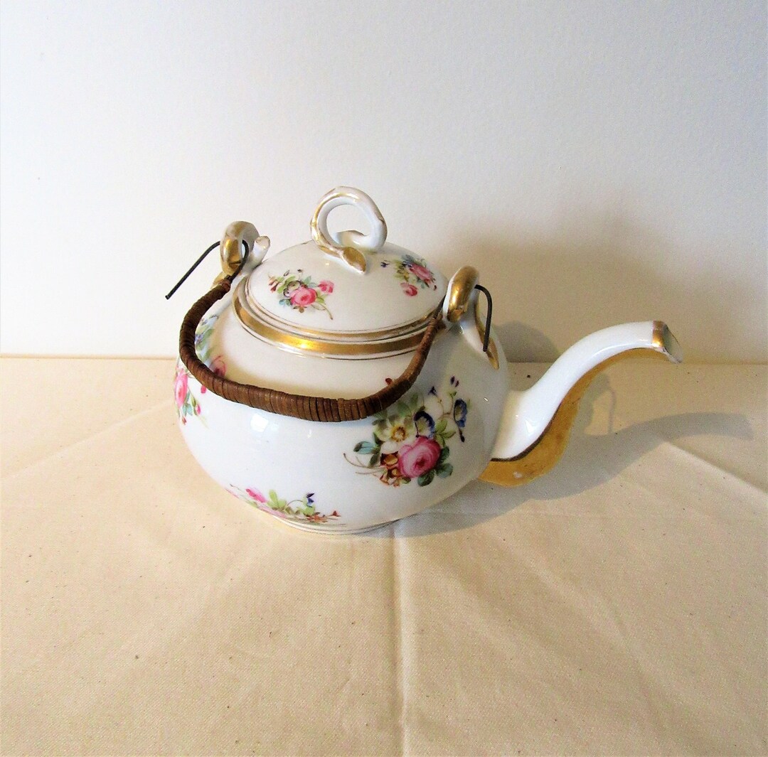 Antique "vieux Paris" French Porcelain Teapot Circa 1840 - Etsy