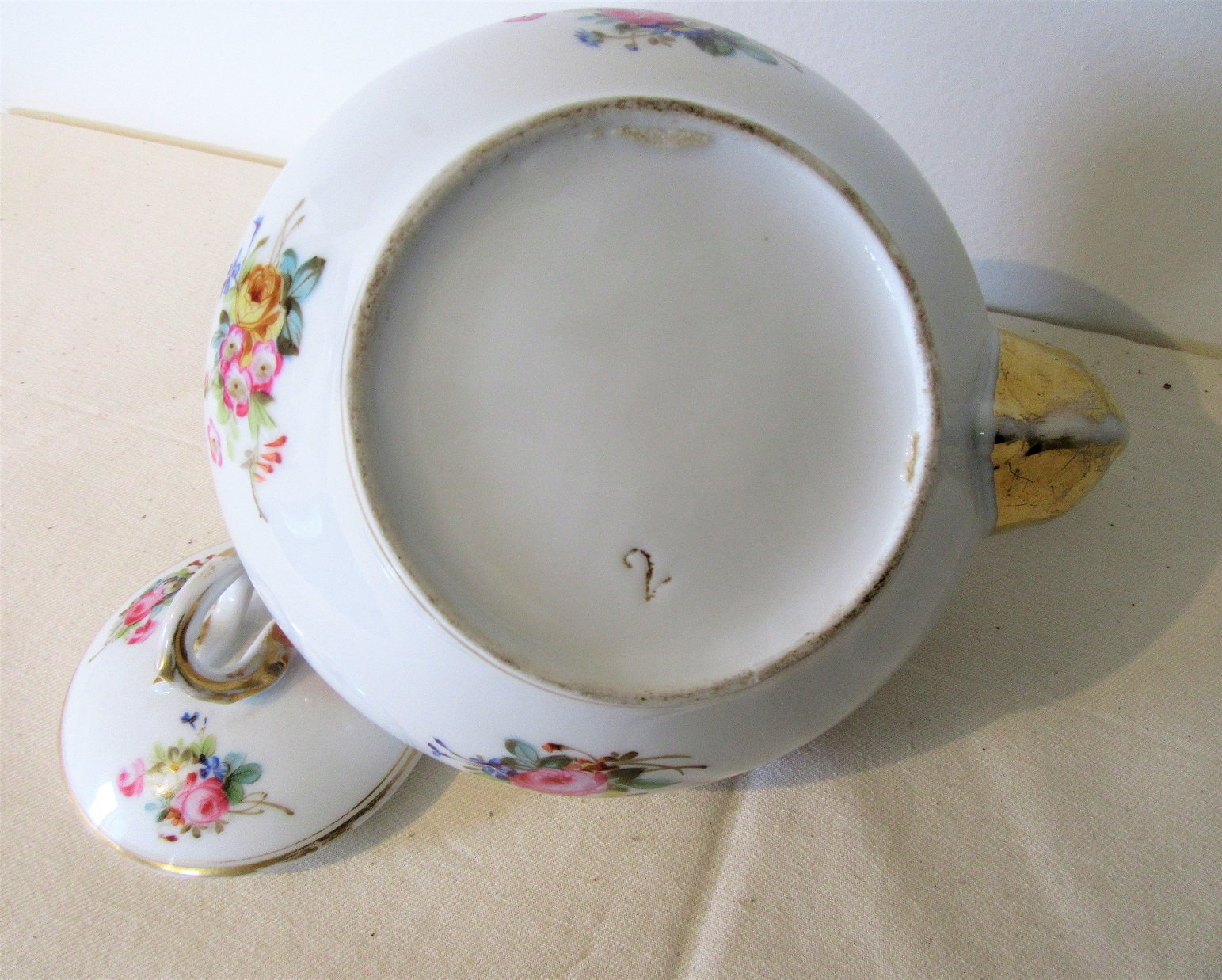 Antique "vieux Paris" French Porcelain Teapot Circa 1840 - Etsy
