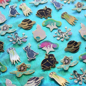 Space Dog Hard Enamel Pin - Etsy