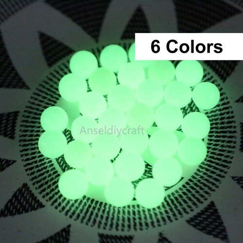 Glow in the Dark Luminous Sphere Stone Smooth Blank Glow - Etsy