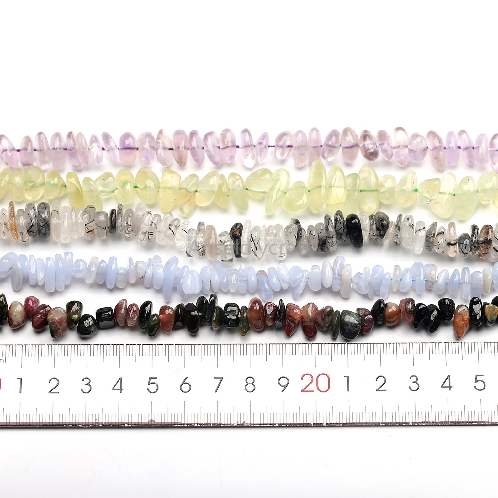 15 Natural Gemstone Chip Beads Assorted Stones 5-12mm | Etsy