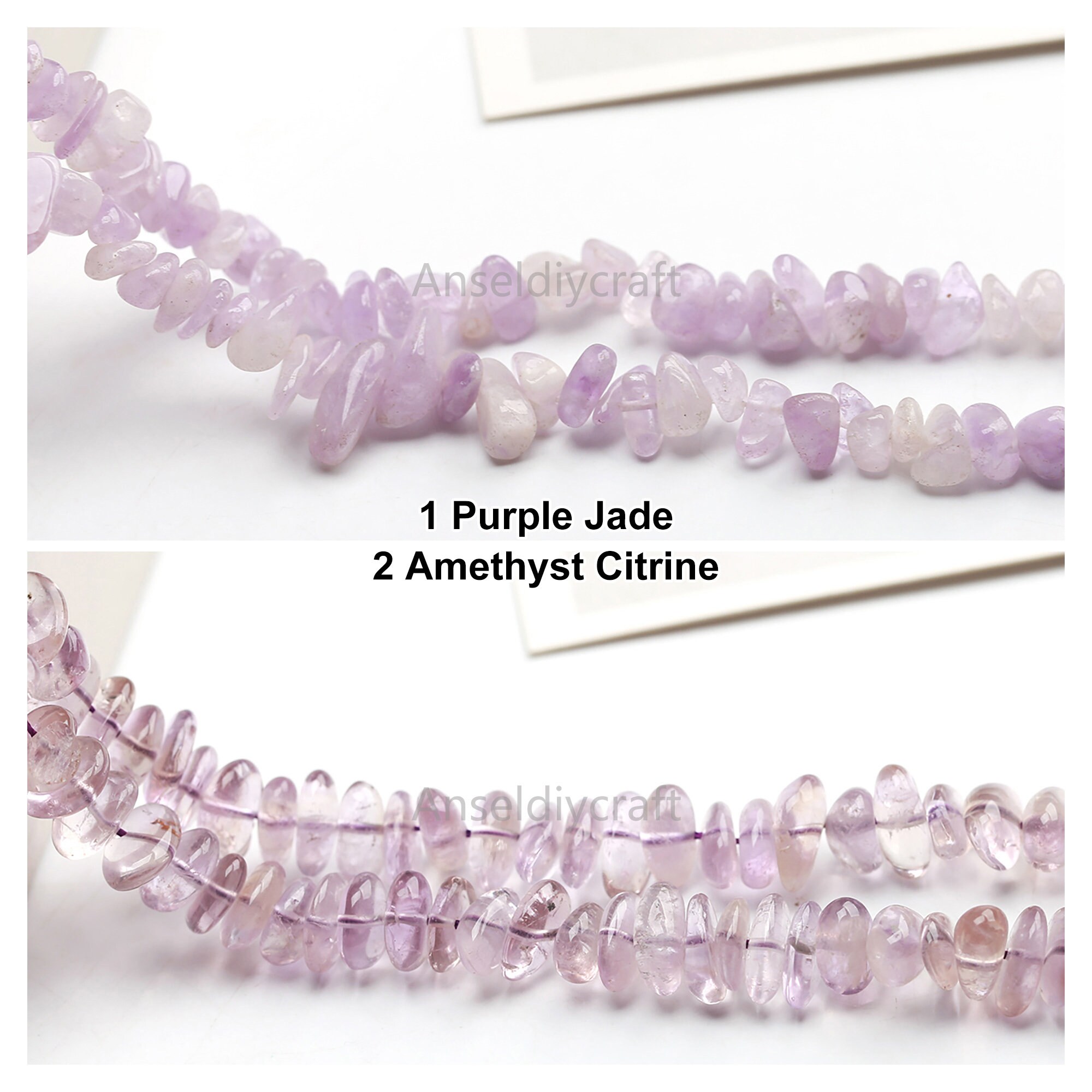 15 Natural Gemstone Chip Beads Assorted Stones 5-12mm | Etsy