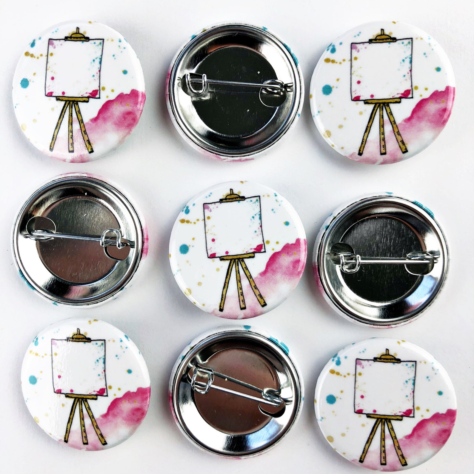 Easel Metal Pin - Etsy