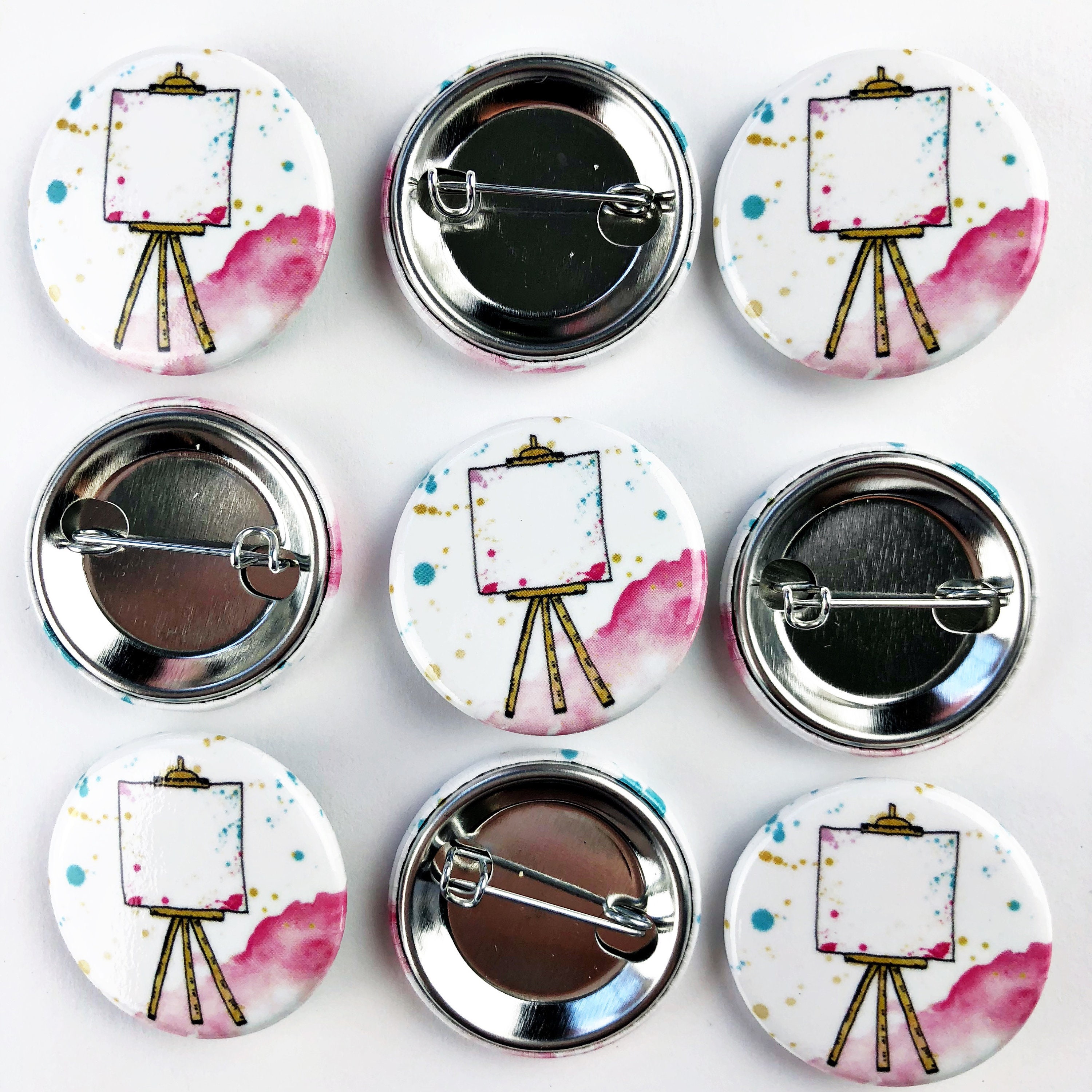 Easel Metal Pin - Etsy