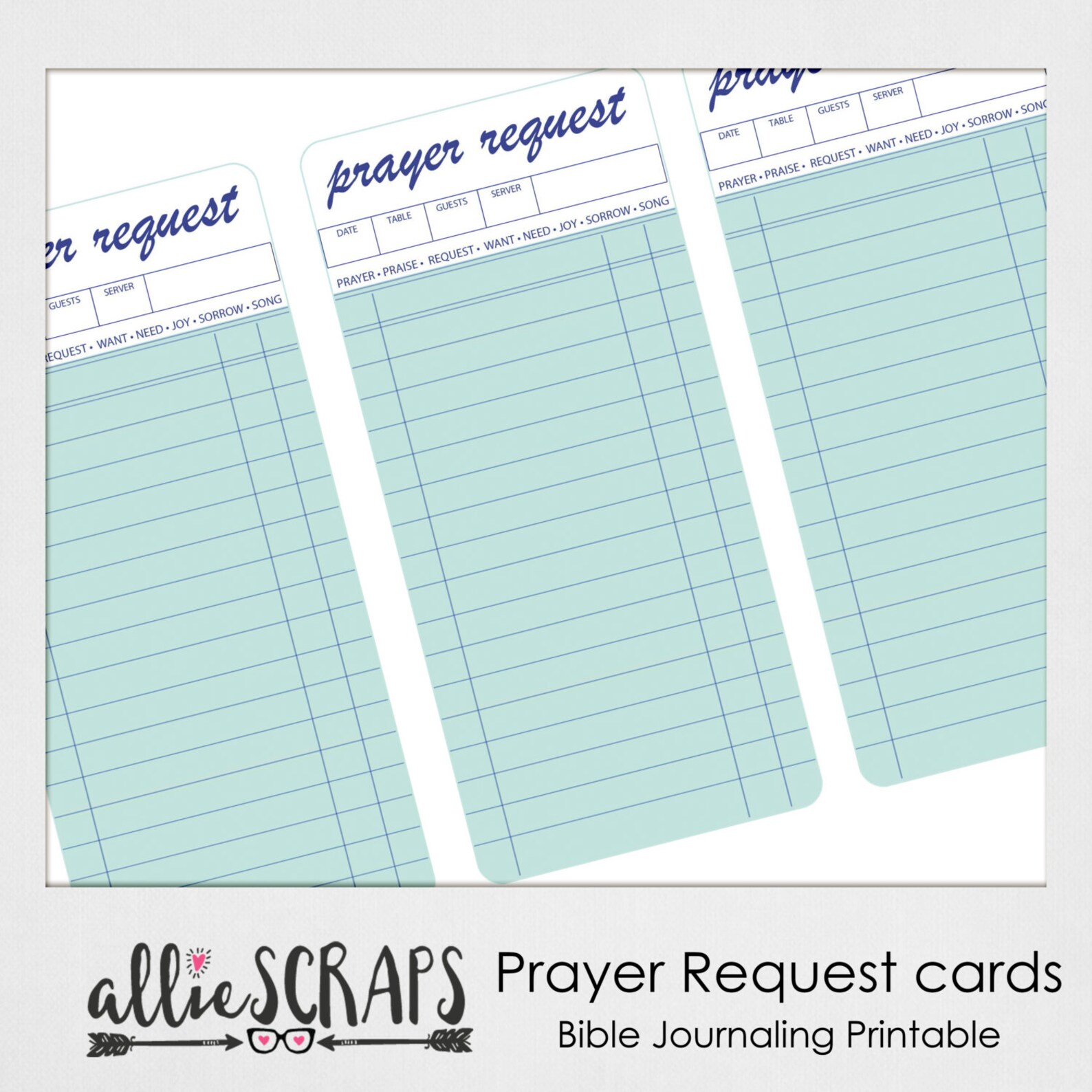 Prayer Request Cards Printable - Etsy