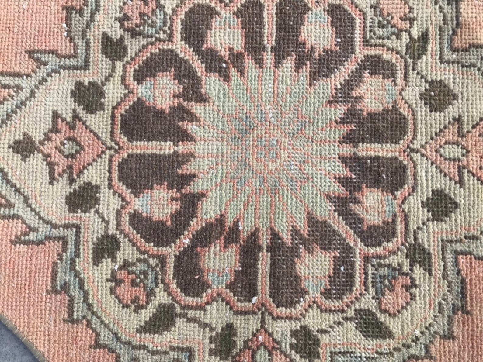Octagon Small RugOushak Octagon Rug Door Mat RugMat Octagon | Etsy