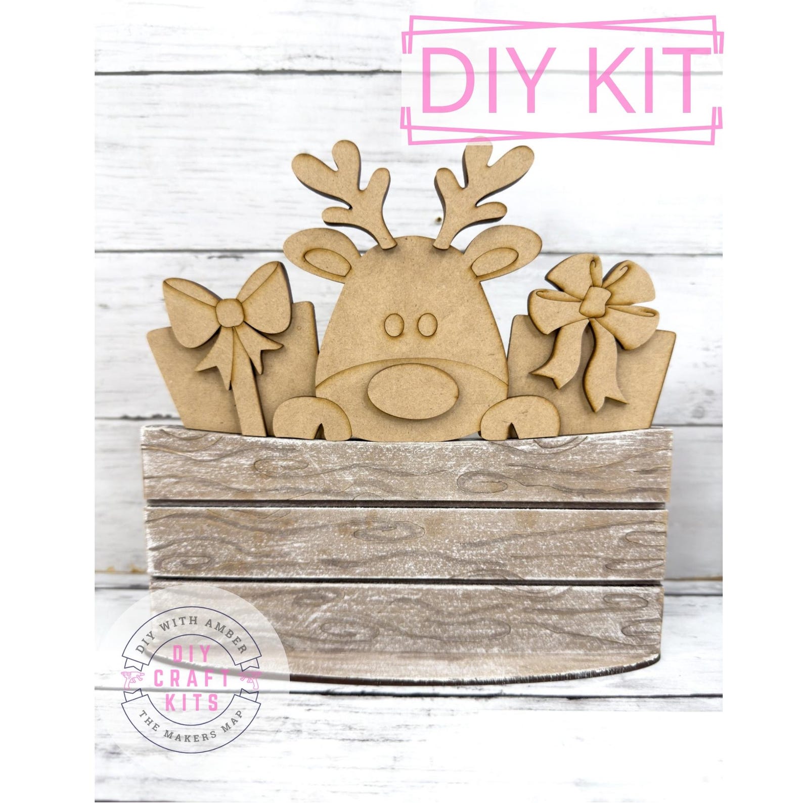 Reindeer Presents Slot Insert for Interchangeable Slot Bases DIY Craft ...
