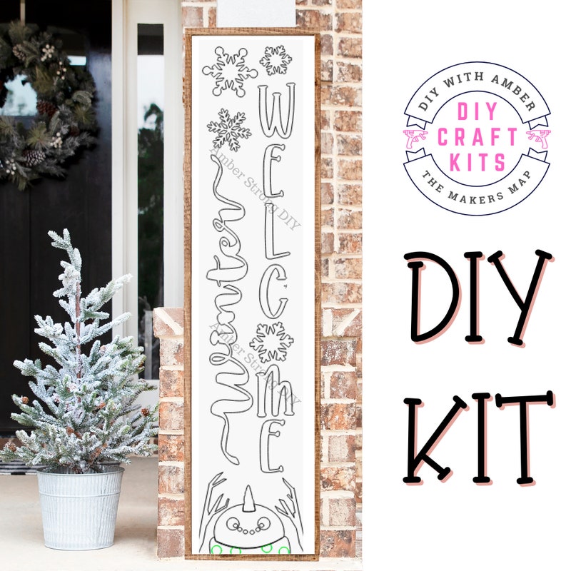 Winter Door Decor - Etsy