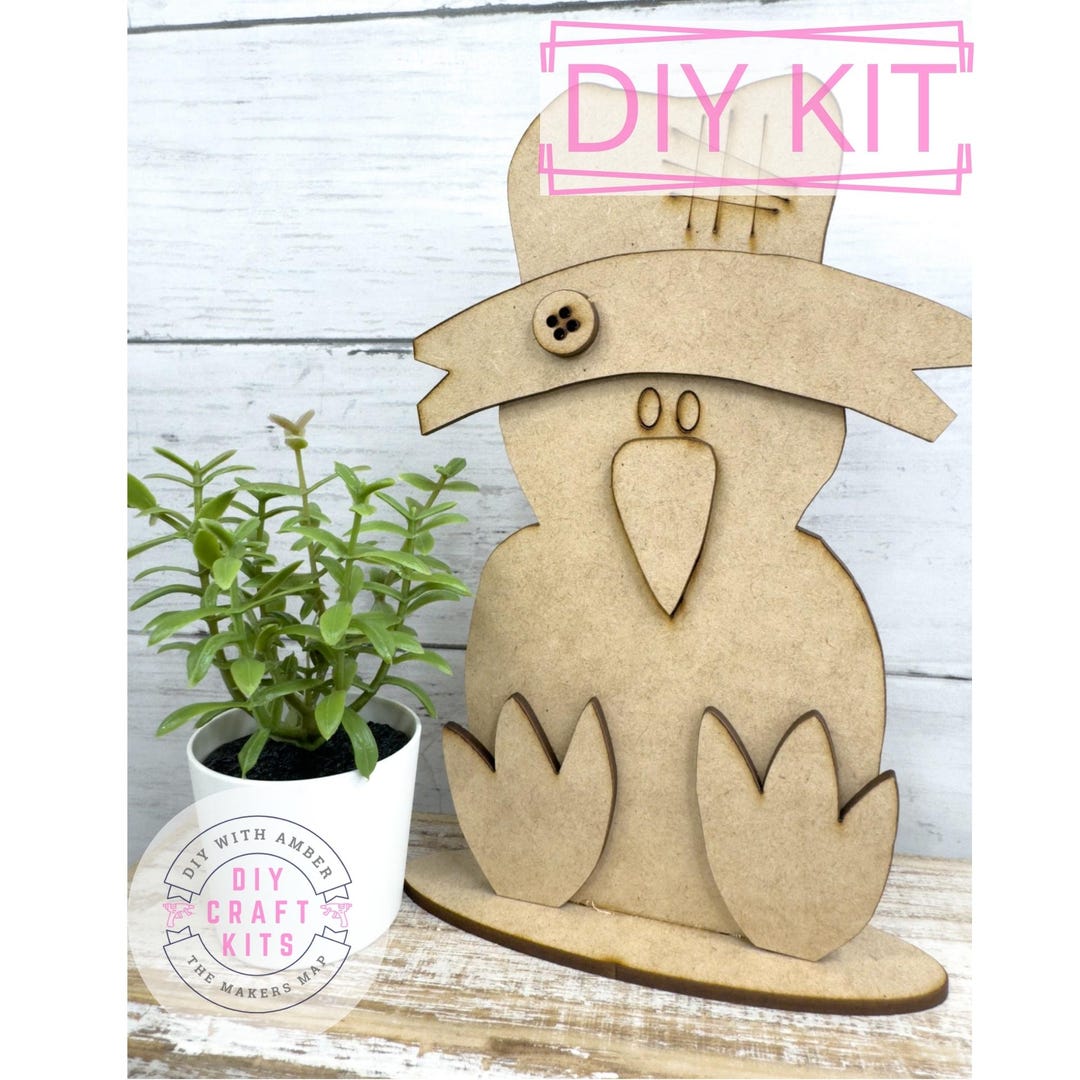 Whimsical Crow DIY Craft Kit | Wooden Fall Decor | Autumn Fall Harvest ...