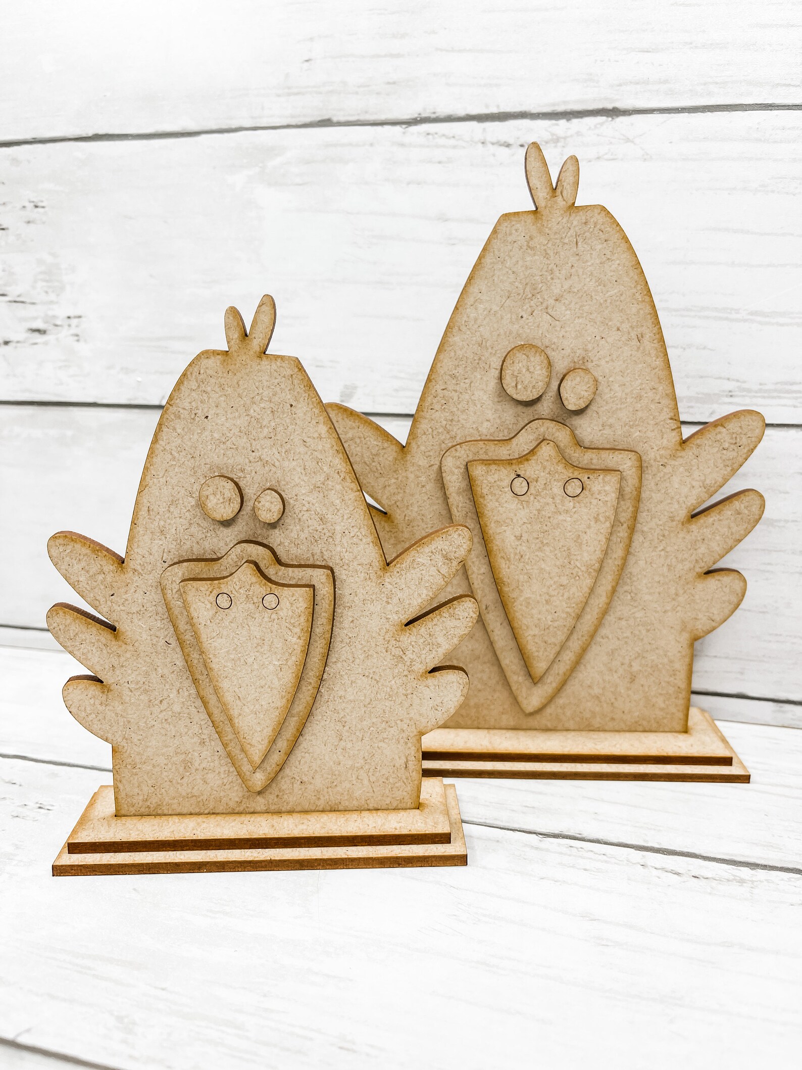 Crows Set of 2 DIY Craft Kit | Wooden Halloween Decor | Spooky Season ...