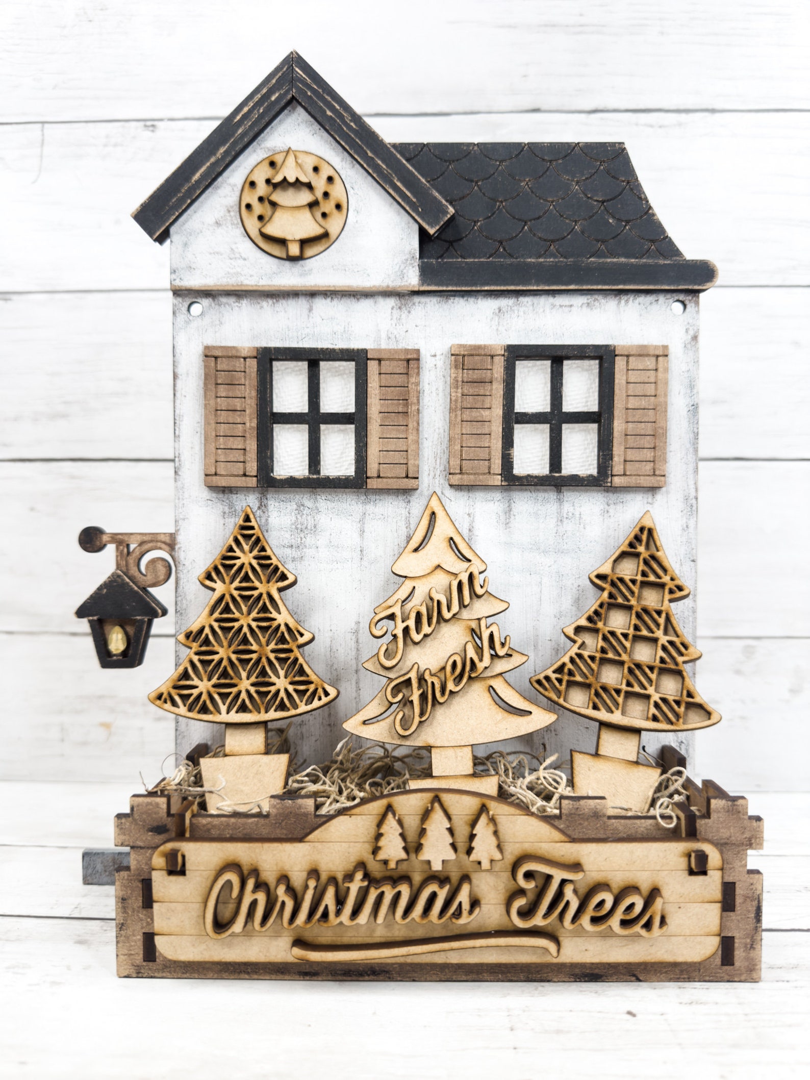 Christmas Trees Insert DIY Craft KIT Interchangeable Box Bases | Xmas ...
