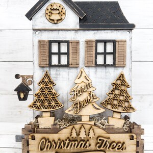 Christmas Trees Insert DIY Craft KIT Interchangeable Box Bases | Xmas ...