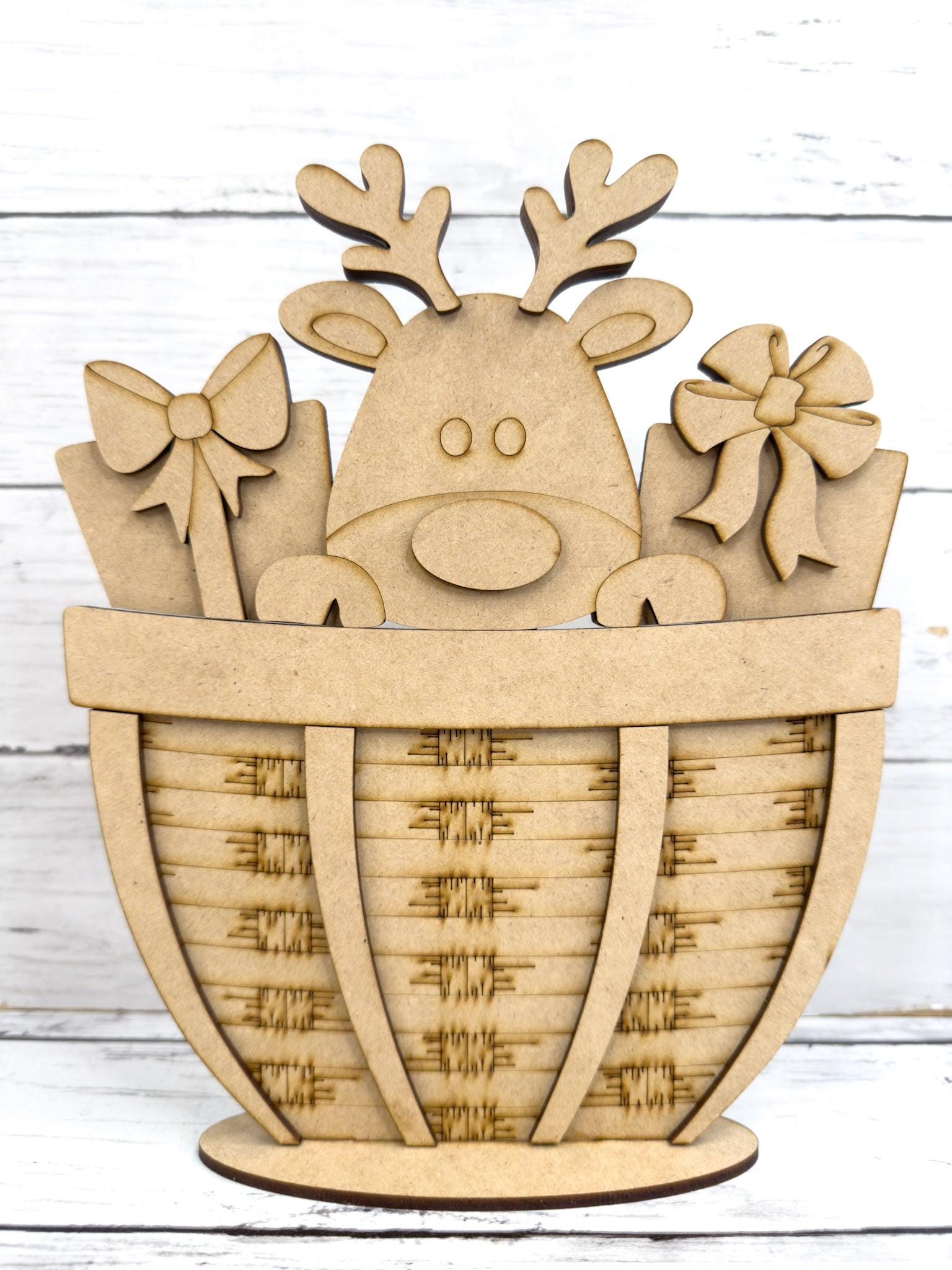 Reindeer Presents Slot Insert for Interchangeable Slot Bases DIY Craft ...