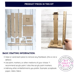 Interchangeable Sign Post Base DIY Craft Kit | Seasonal Decoration ...