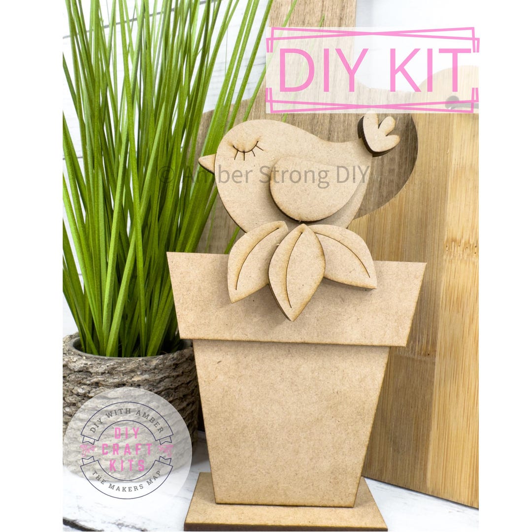 Whimsy Bird Hugger DIY Craft Kit | Nature Lover Gift | Boho Cottagecore ...