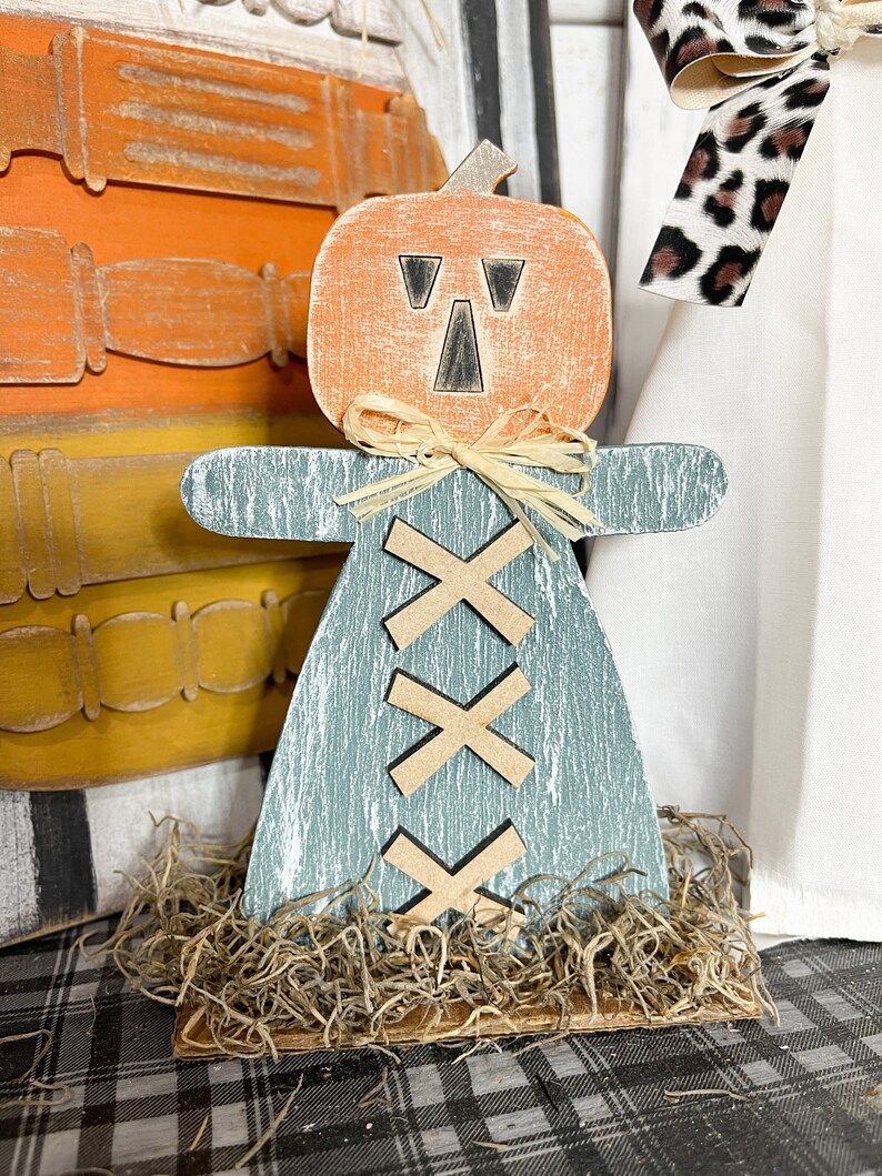 Scarecrows Set of 3 DIY Craft Kit | Thanksgiving Decor | Autumn Fall ...