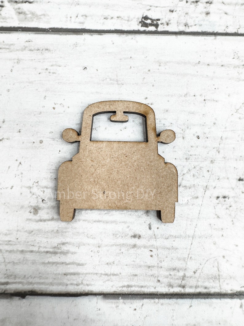 Mini Truck Wood Shapes Set | Truck Shape | Vintage Truck | Wood Cutouts ...