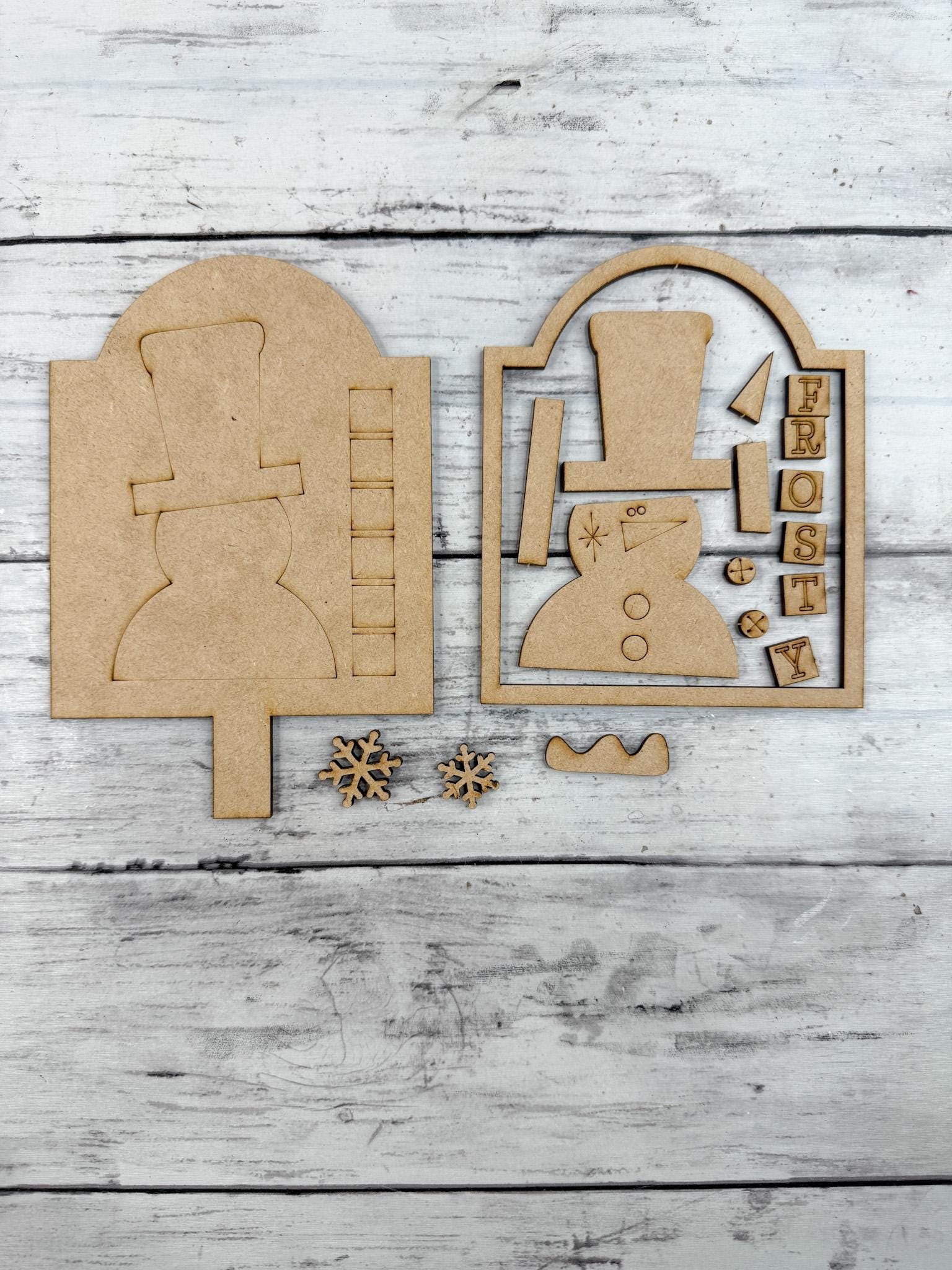 Frosty Snowman Insert for Interchangeable Spindle Base | Winter Coffee ...