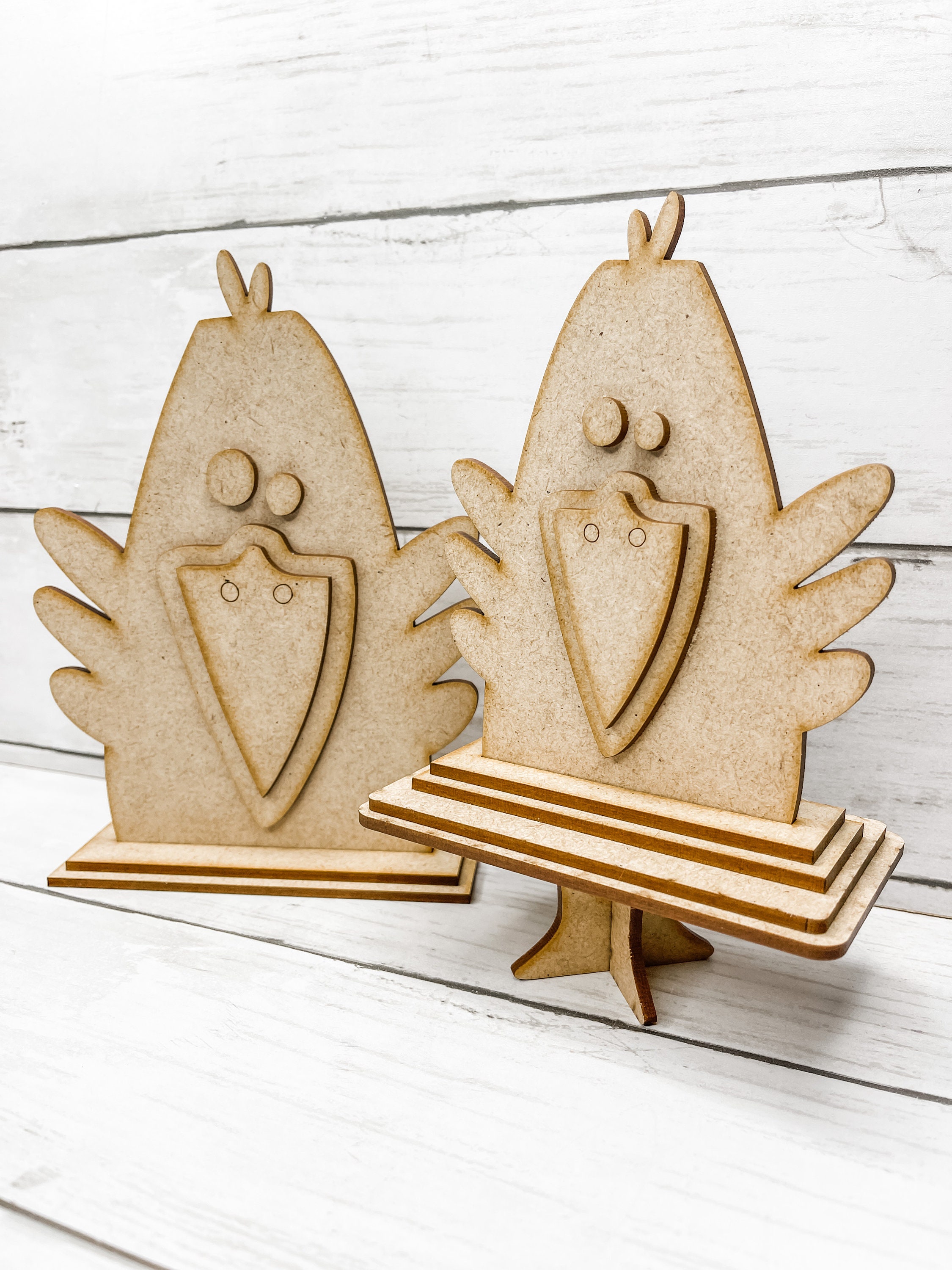Crows Set of 2 DIY Craft Kit | Wooden Halloween Decor | Spooky Season ...