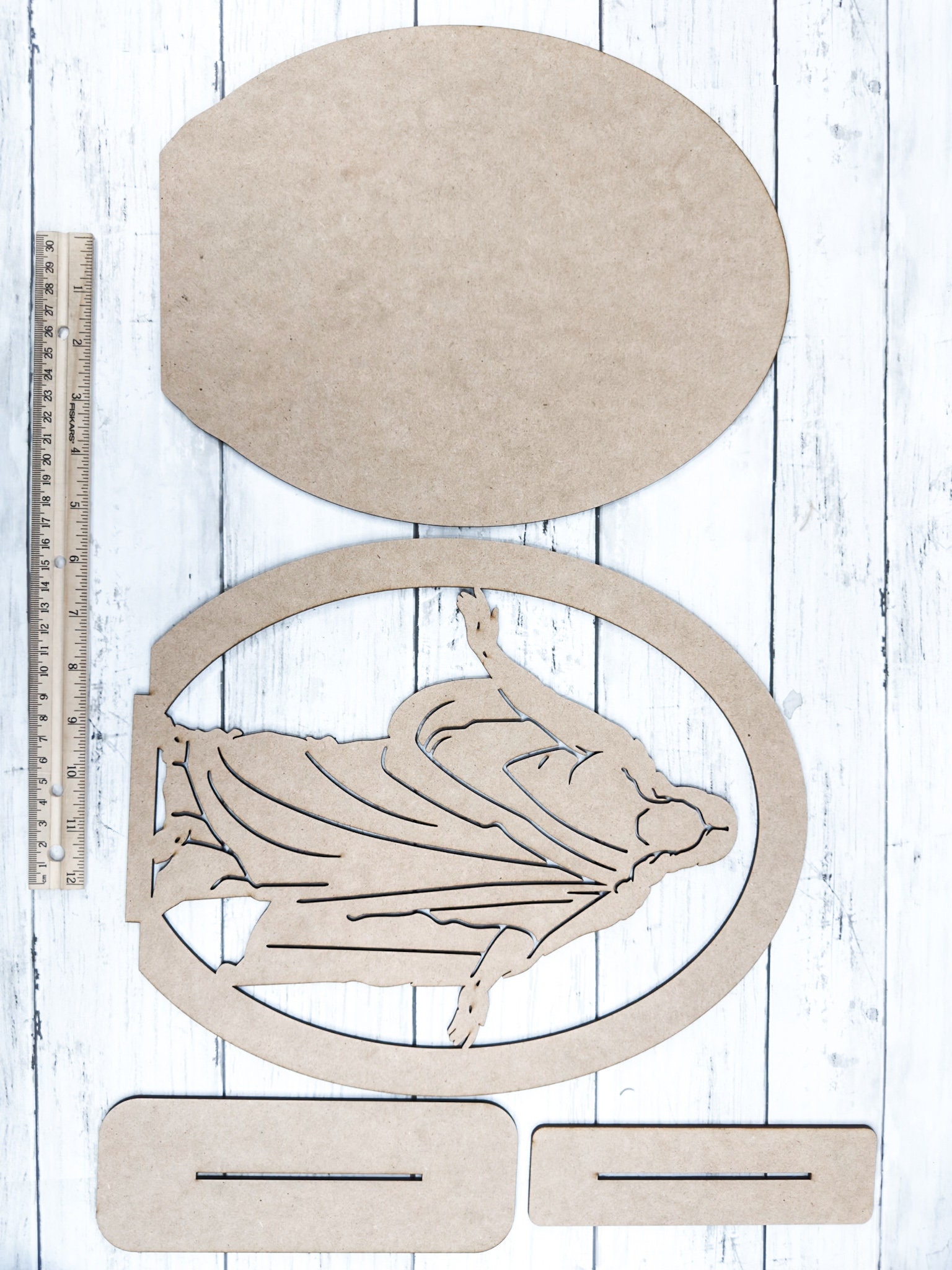Oval Jesus Shelf Sitter DIY Kit | Open Armed Jesus Wooden Blank ...