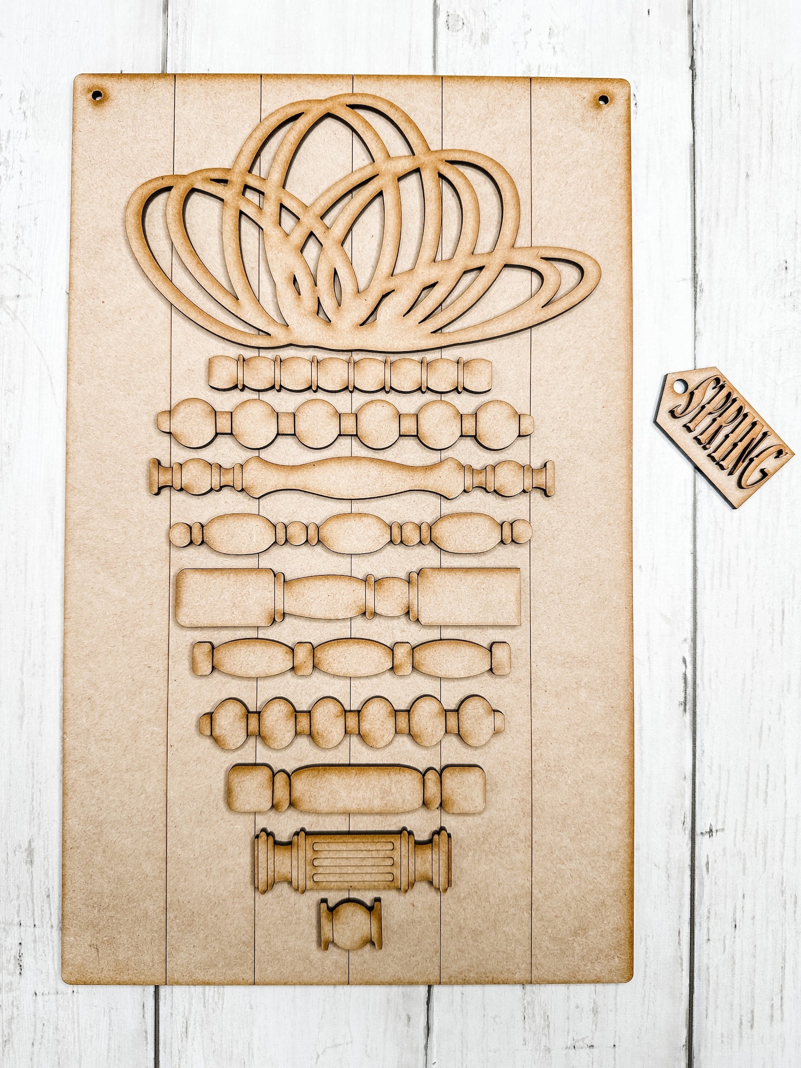 Spindle Carrot Sign DIY Kit | Wooden Blanks | Easter Spring Decor - Etsy
