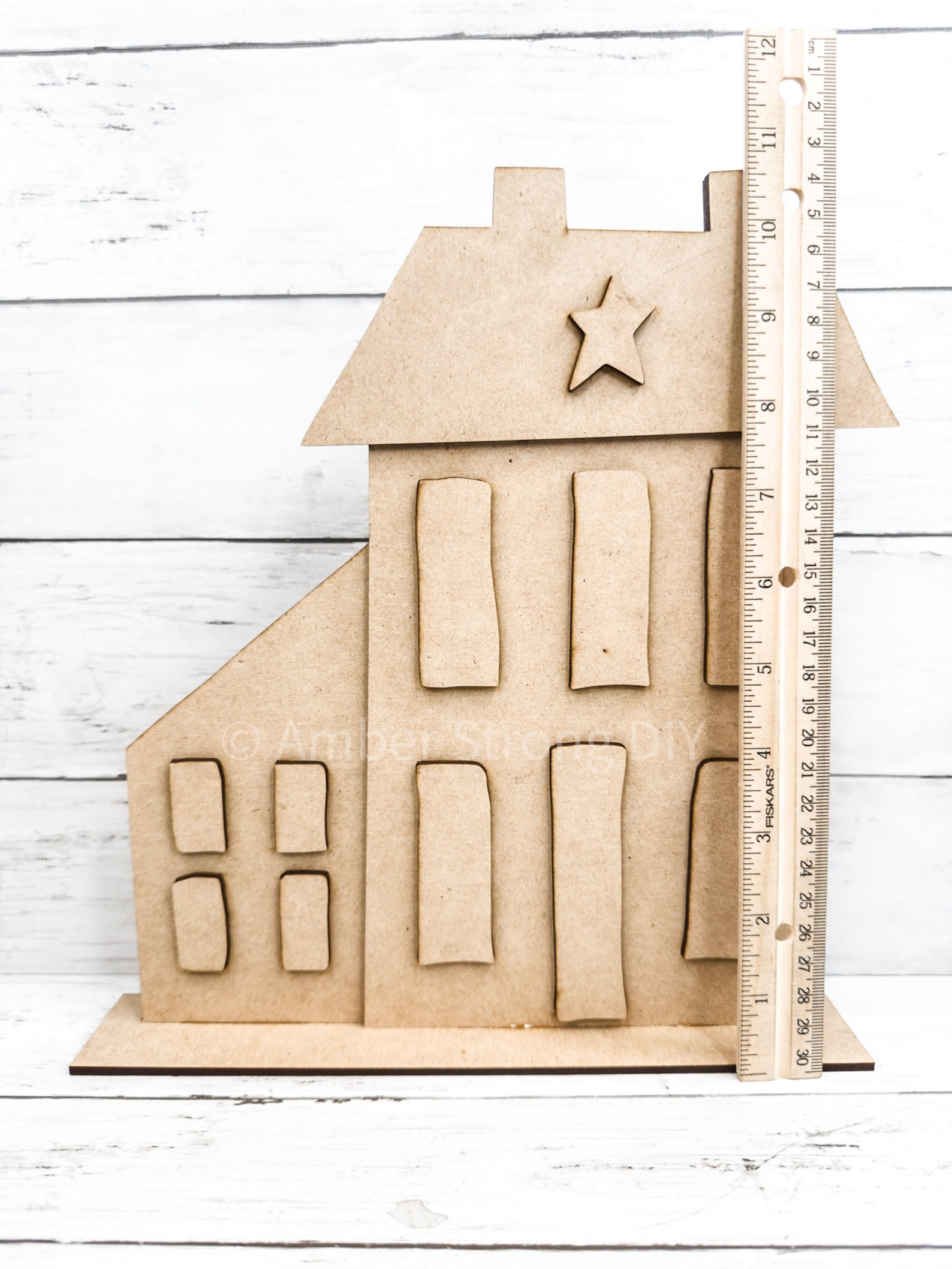 Saltbox House Side Story Shelf Sitter DIY Kit | Primitive Saltbox ...